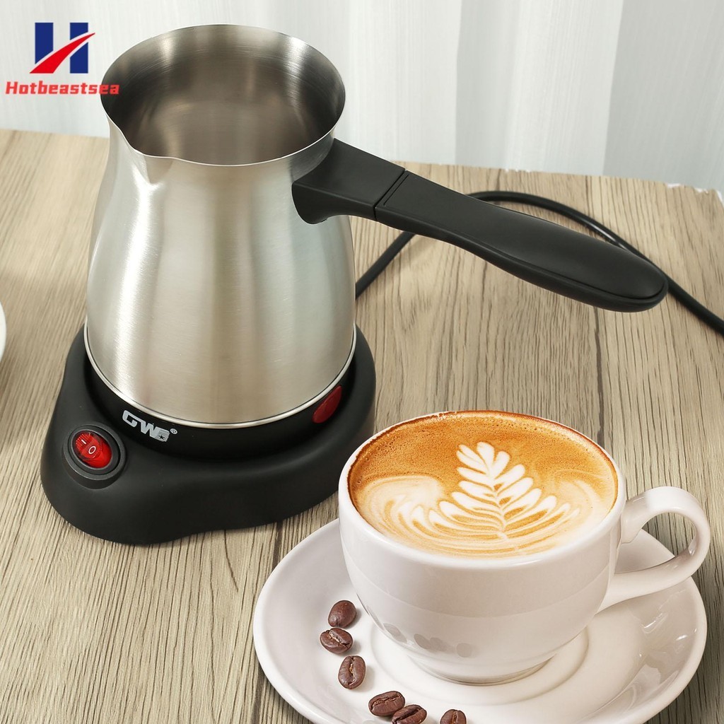 Turkish Coffee Maker 600ml Stainless Steel Electric Turkish Coffee ...