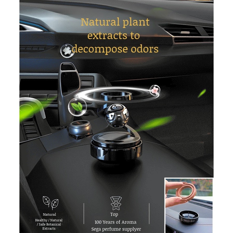 Solar rotating ball, car aromatherapy | Shopee Malaysia