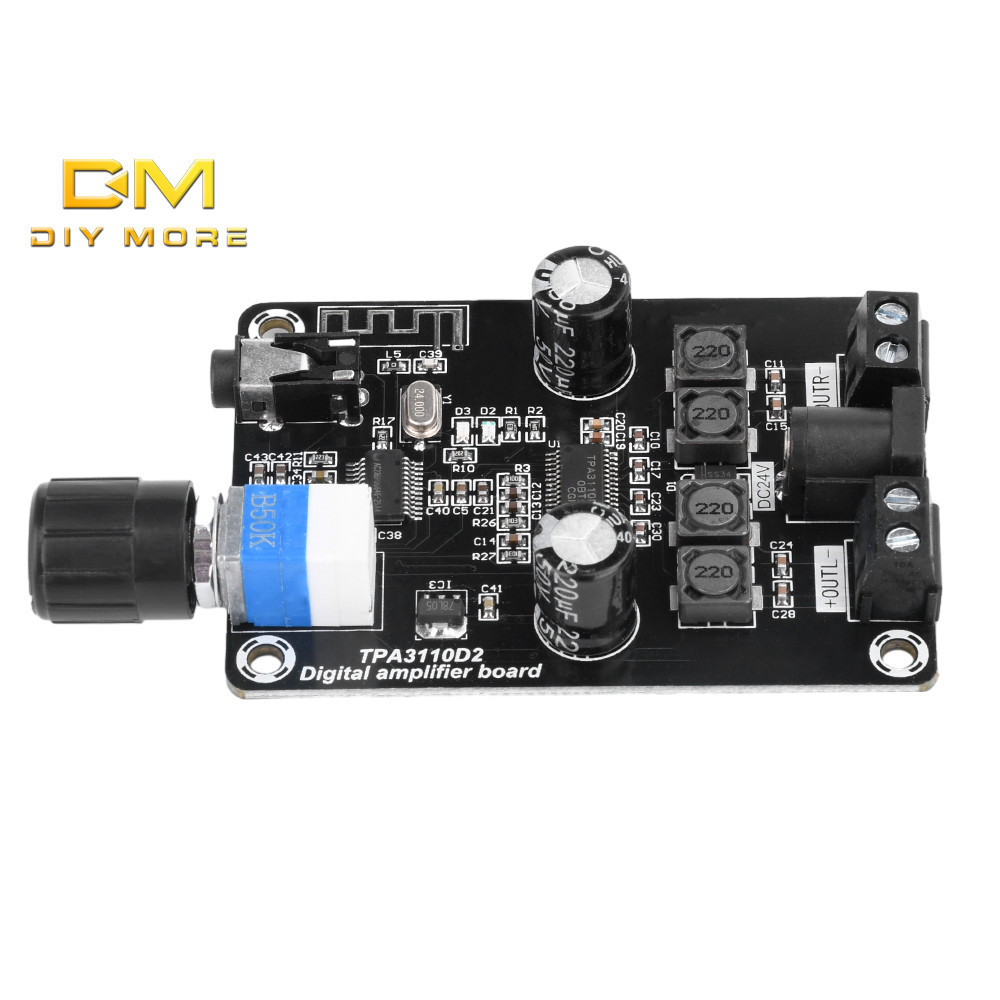 DIYMORE XH-A238 DC12-24V Universal BT Digital Amplifier Board TPA3110D2 Audio Amplifier Dual ...