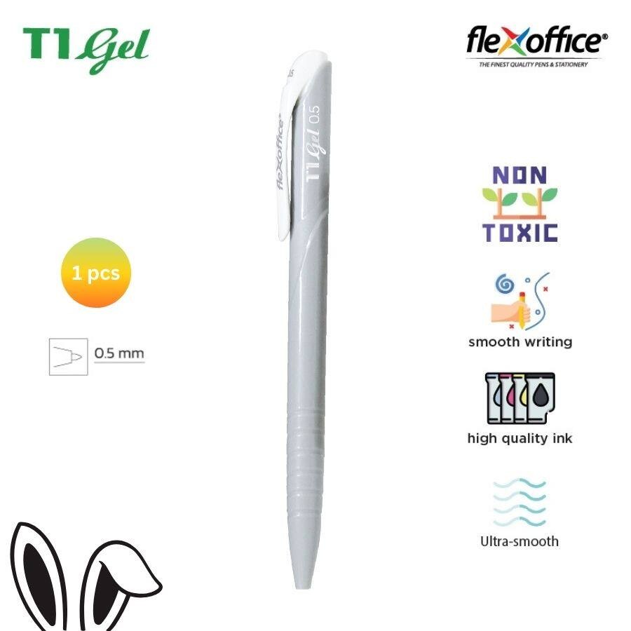 FlexOffice FO-GEL036 T1 Gel Pen Retractable Pen 1 Pcs - 0.5 & 0.7 ...