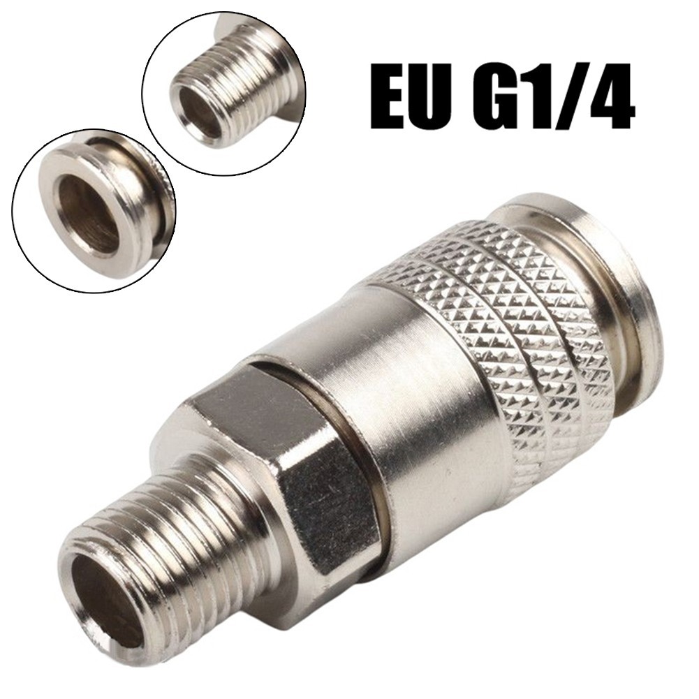【SWTDRM】 G1/4 Male Thread Pneumatic Fitting EU Standard Quick Connector ...