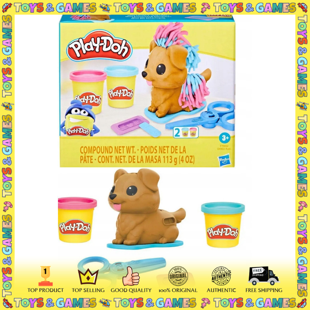 Play Doh Mini Groom N Vet Set Puppy Cut With 2 Multi Color Playset ...
