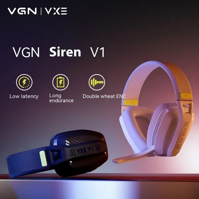 Vgn Vxe Siren V1 Gaming Headset Bluetooth 5.3/2.4g Dual-mode ...