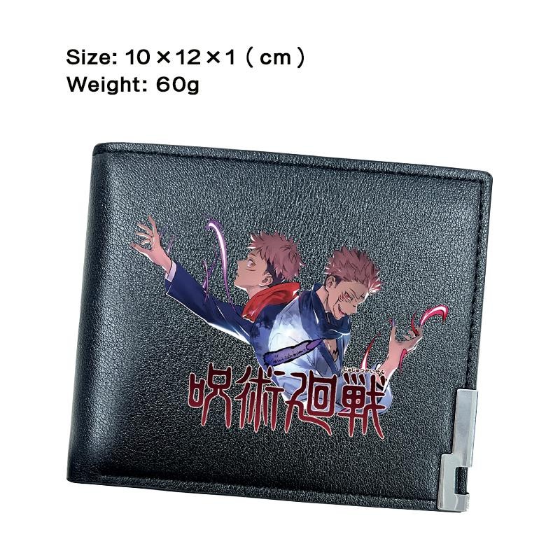 Jujutsu Kaisen Satoru Gojo Cartoon Print Student Casual Half Fold Black ...