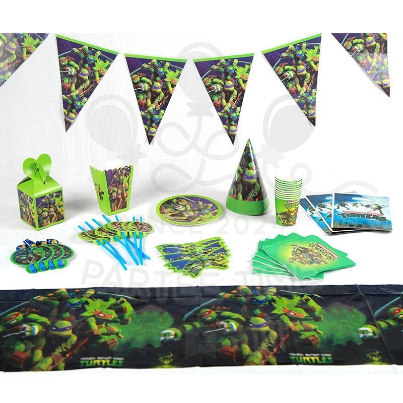 ParteeTime Kids Ninja Turtle Birthday Theme Decorations Kids Birthday ...