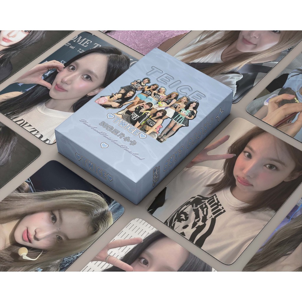 50-124pcs TWICE Photocards Laser Hologram Lomo Cards With You I GOT YOU MISAMO Nayeon Jeongyeon ...