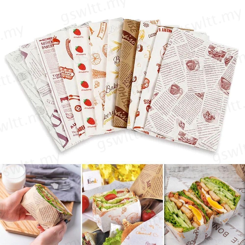 GSWLTT Oil-proof Baking Paper Bread Oilpaper Food Grade Grease Paper ...