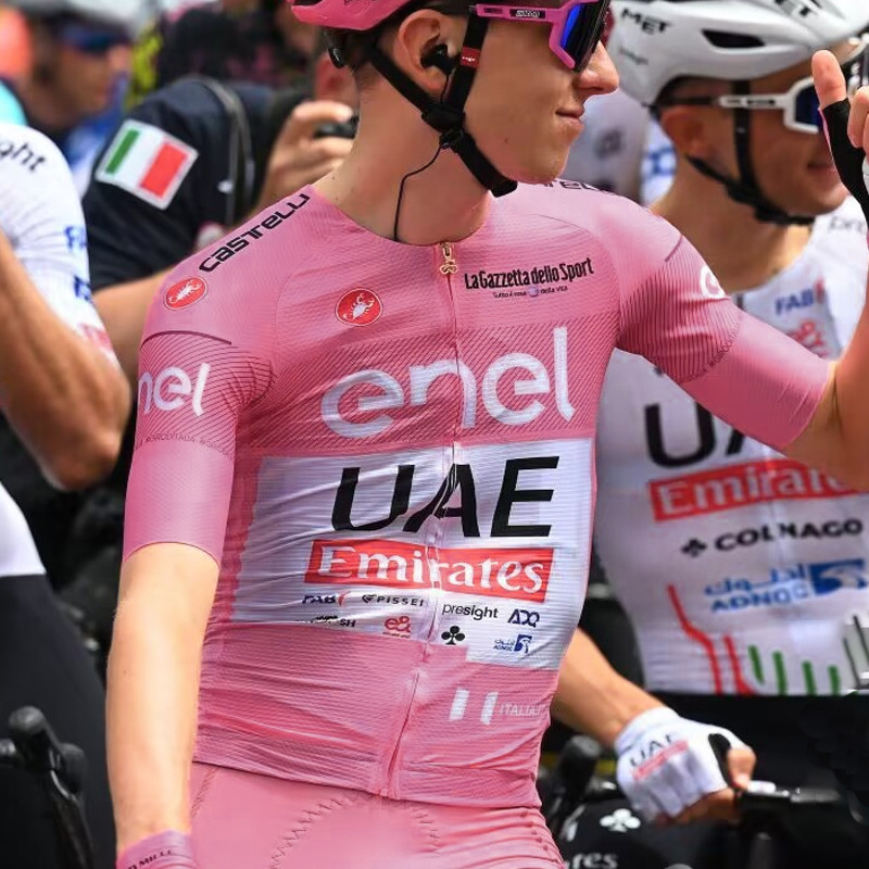 Powerband Giro D'Italia Pink Cycling Jersey for UAE Summer Team Cycling ...