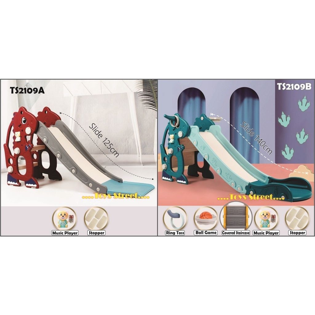 TOYS STREET (TS2109) DINOSAUR SLIDE with MUSIC PLAYER | Shopee Malaysia