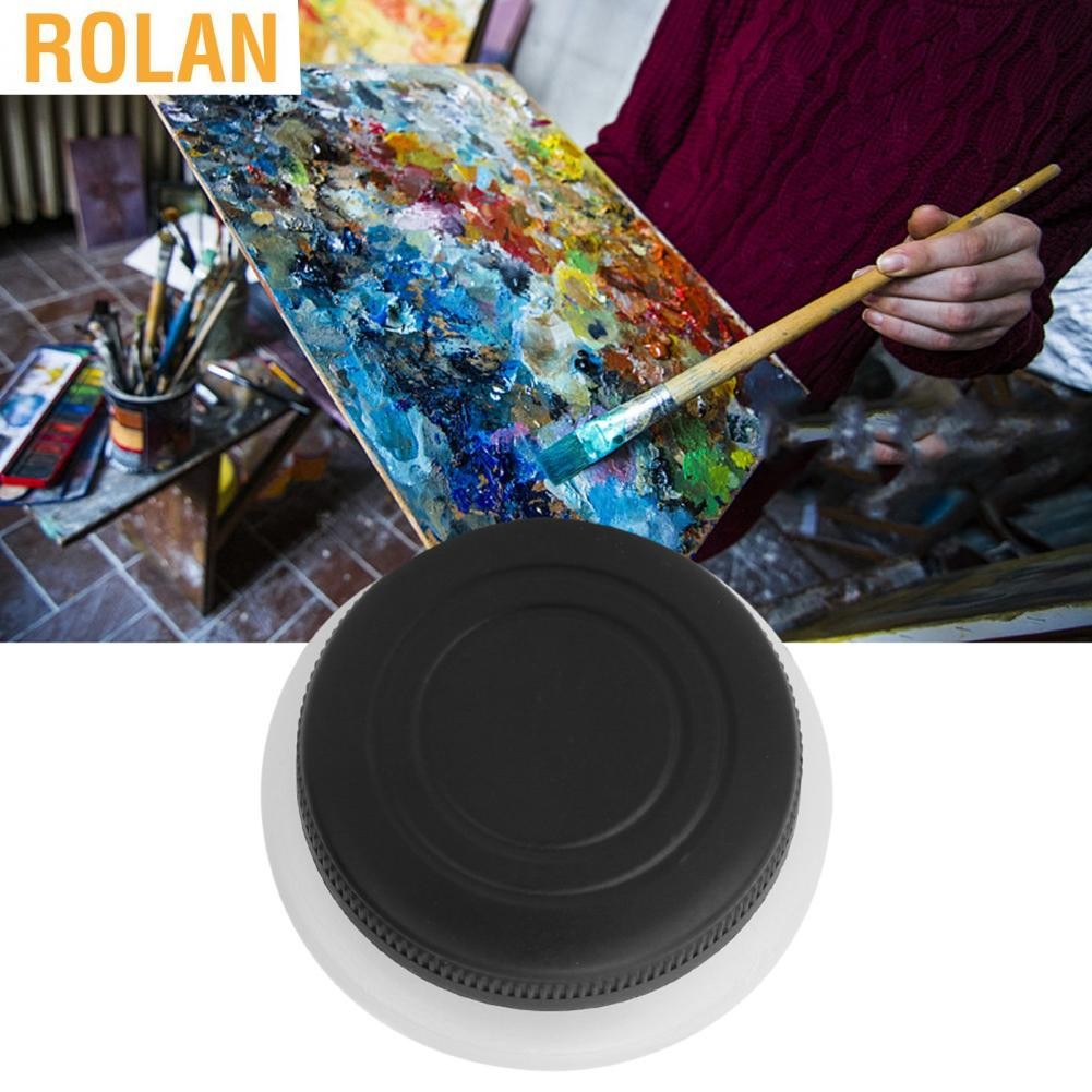 Rolan Stainless Steel Oil Painting Cup Double/Single Dipper Palette ...
