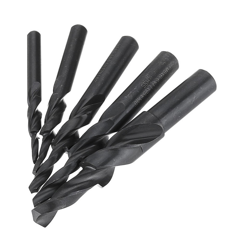 【SEMLL】Black HSS Counterbore Spiral Step Drill Bit for Metal Drilling ...