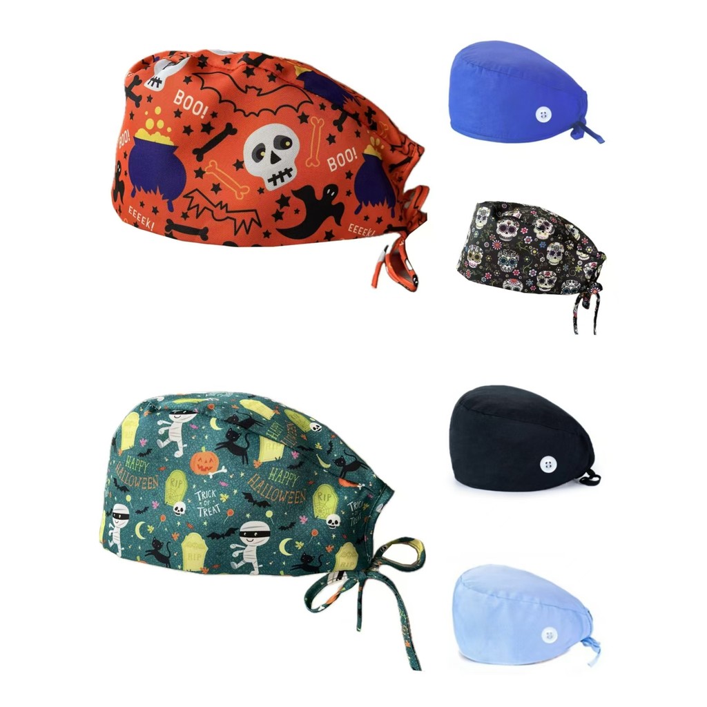 Surgical cap Doctor dome cap Dental operating room cap Medical solid ...