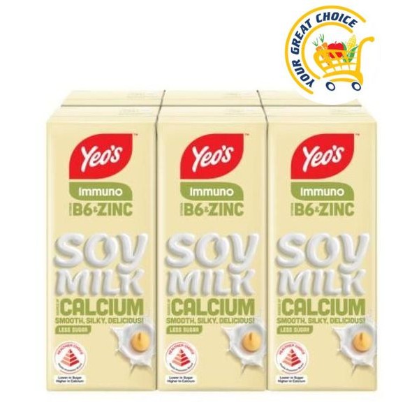 Yeo's Immuno Soy Milk 6x250ml | Shopee Malaysia