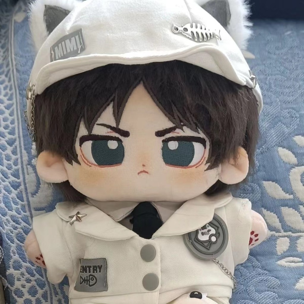 Anime Attack on Titan Teddy Bear Plush Doll Eren Cotton Doll 20cm ...