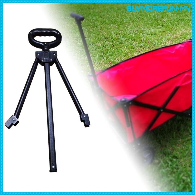 [BuymorefunMY] Folding Wagon Push Handle Handle Camping Wagon Easy to ...
