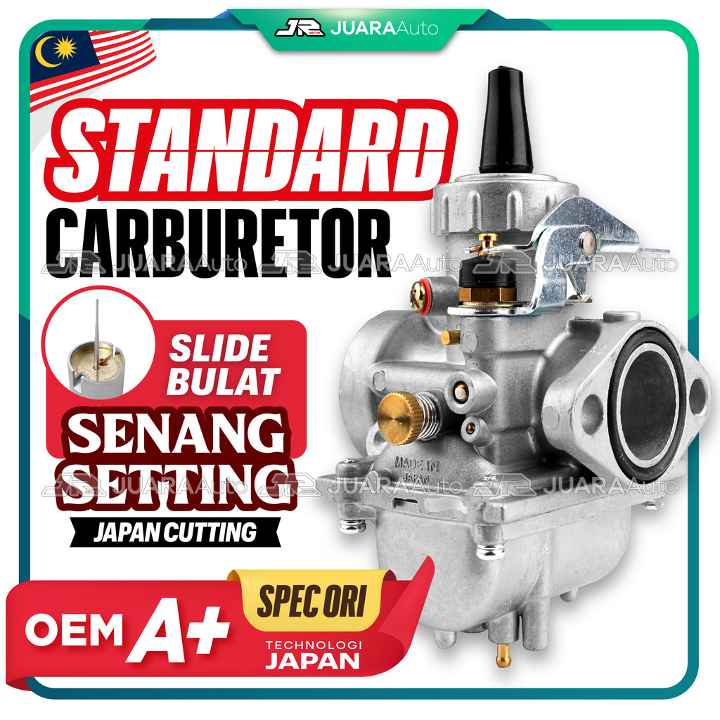 STANDARD Carburetor Y125Z LC135 KR150 NSR RXZ TS125 RG110 RX100 TZM ...