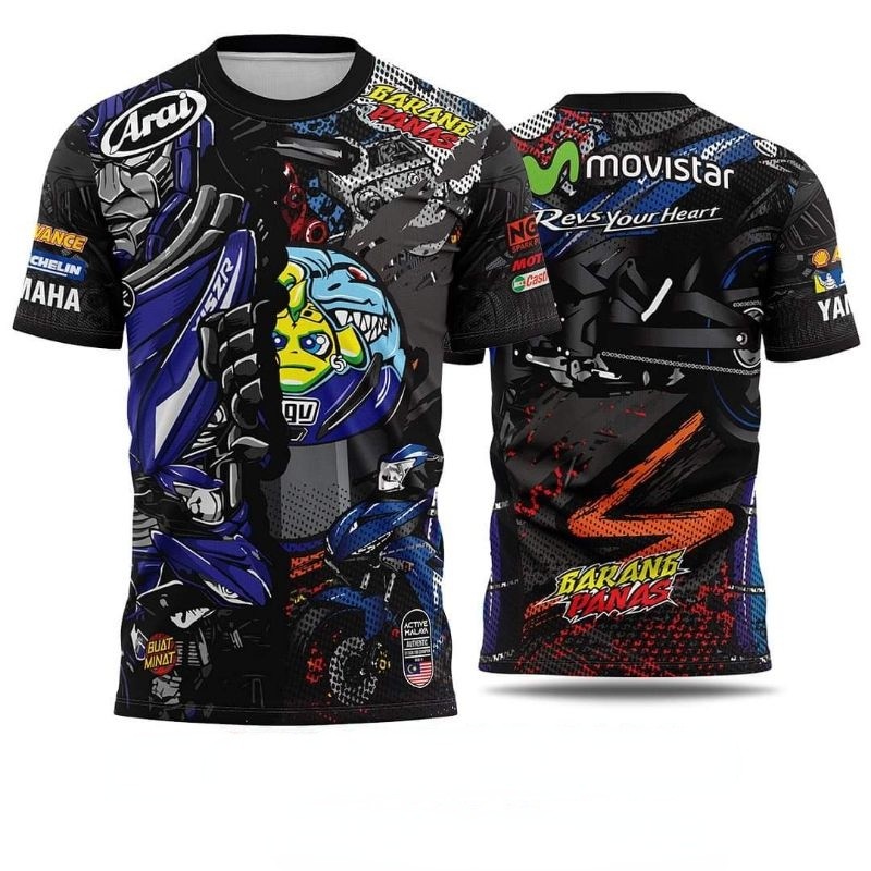 (JJ) NEW HIGH QUALITY DESIGN BAJU MOTOR / JERSI KAKI MOTOR / JERSI ...
