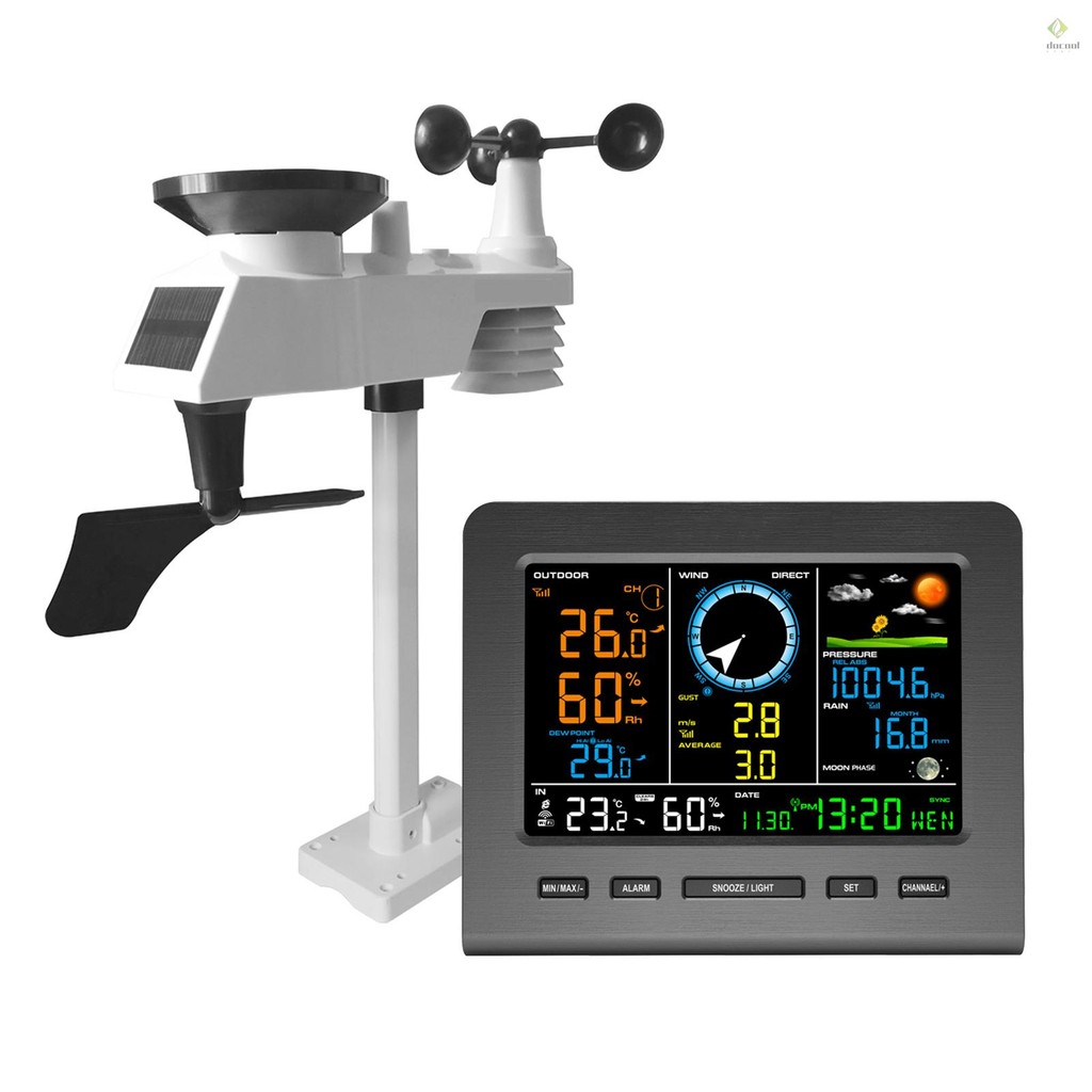 0366-WF Wireless Weather Station with Outdoor Sensor, Weather Station ...