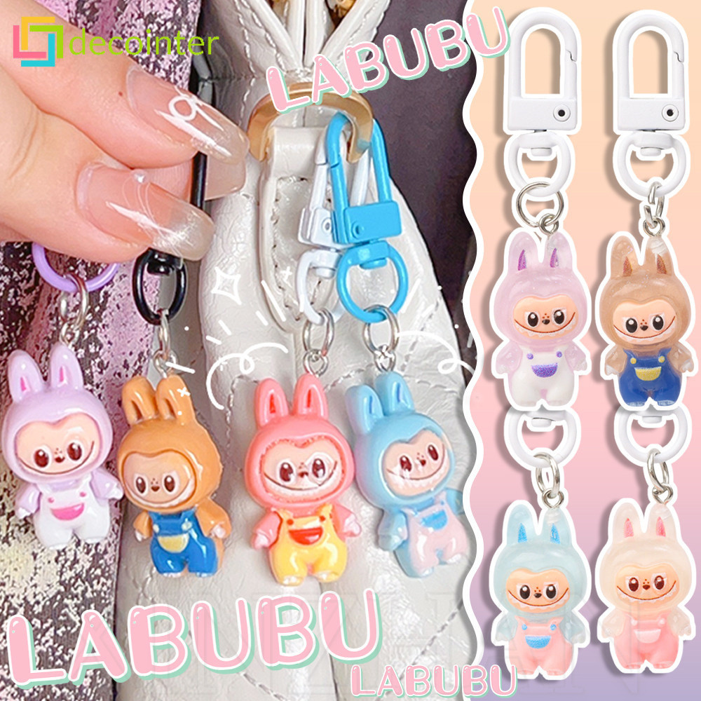 Cute Labubu Sheep Keychain - Cartoon Sheep Bag Pendant - Creative Plush ...