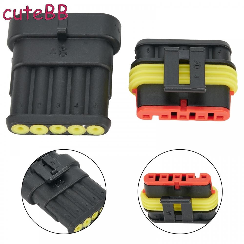 Plug Connectors 1 Set 1/2/3/4/5/6 Pin 12A 600V Accessories Crimping ...