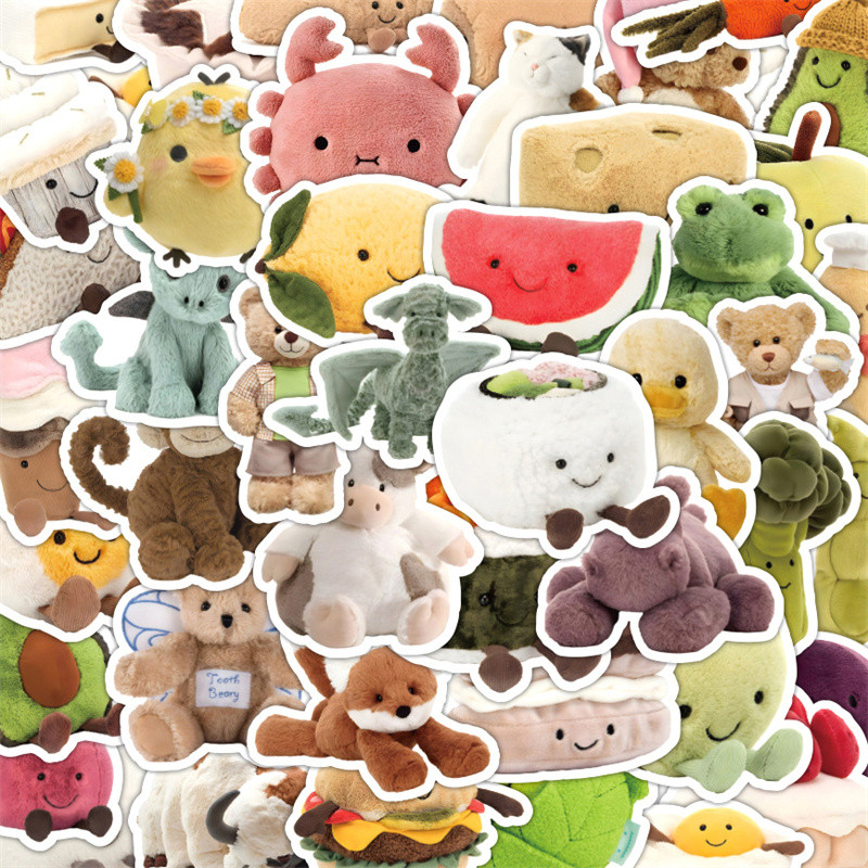 [SSPS] Plush Toys Inspired Graffiti Stickers 50 Sheets Stickers For Car ...