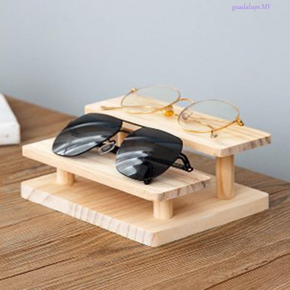 GUADALUPE Jewelry Display Stand, Rustic Multi Layer Ladder Glasses ...