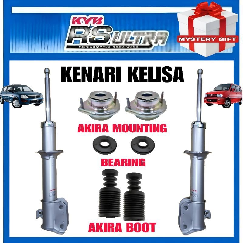 KYB RS ULTRA PERODUA KENARI KELISA ABSORBER FRONT + BOOT + MOUNTING ...