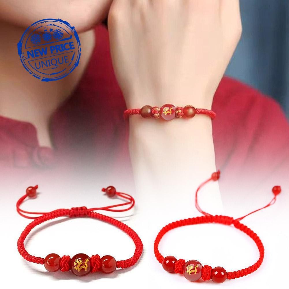 STAR 2025 Dragon Adjustable Handmade Red String Rope Bracelet V5t4 ...