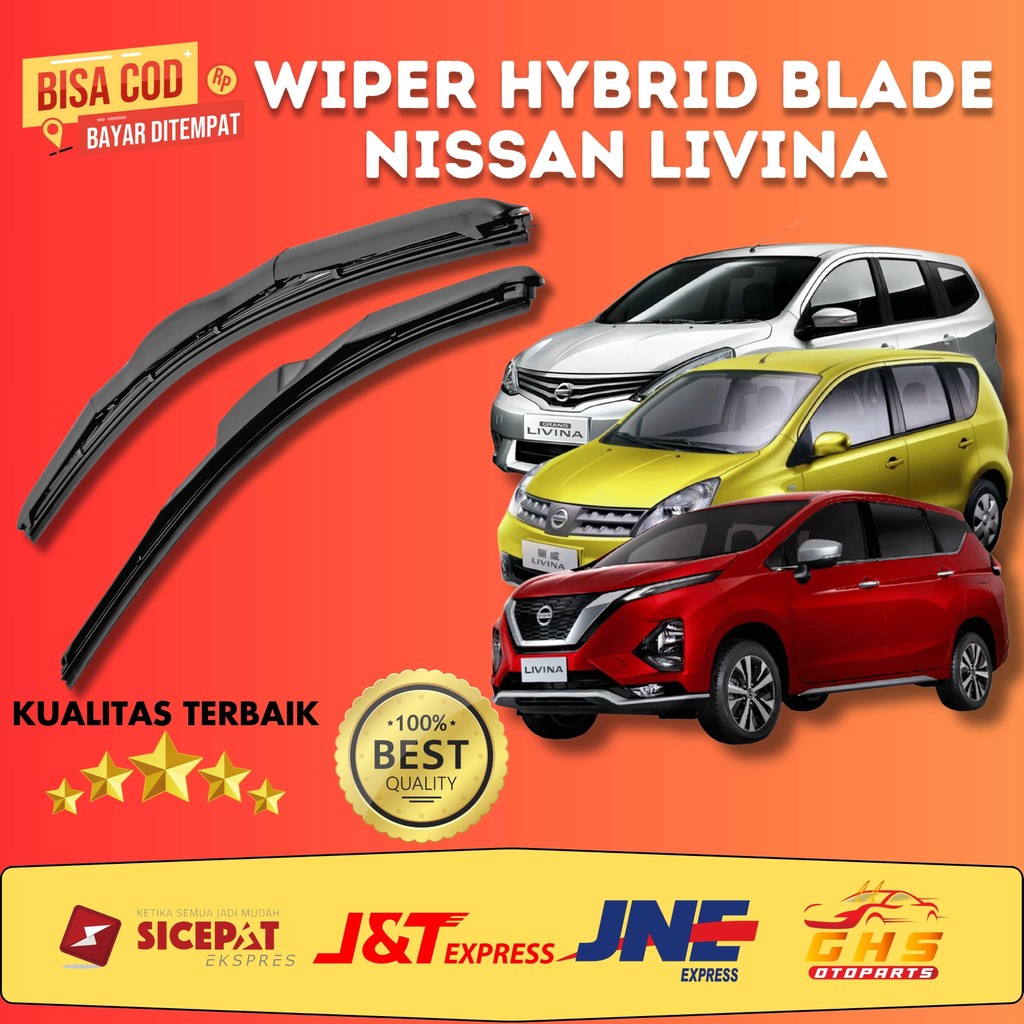 1 Set Hybrid Car Window Wiper For Nissan Livina Grand Livina All