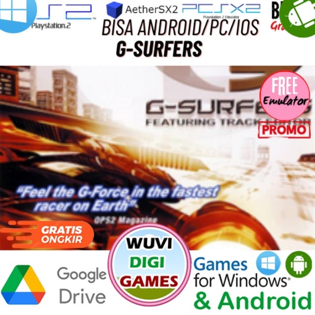 Selling PS 2 G-Surfers Games | Can be used on PC / Android / IOS Plus ...