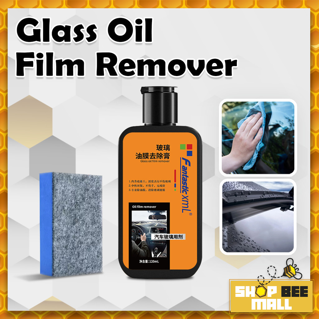 Strong Decontamination Glass Oil Film Remover 120ML Windshield Oil Film ...