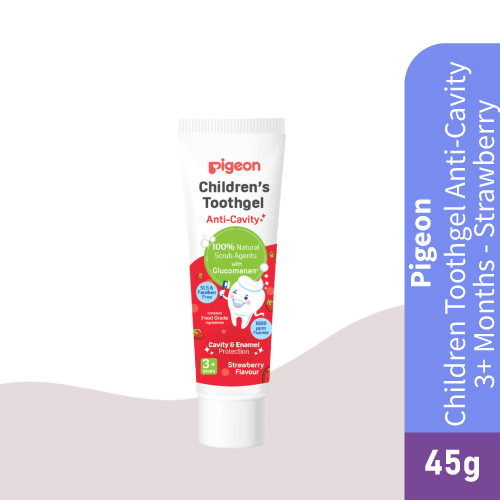Pigeon Strawberry-Flavored Children's Anti-Cavity Toothgel 45g – Pigeon ...