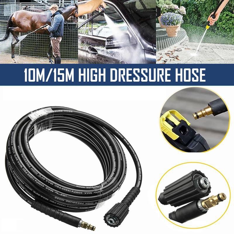 10M/15M High Pressure Washer Hose / Water Jet Hose Water Spray Hose Bossman Tsunami Daewoo ...