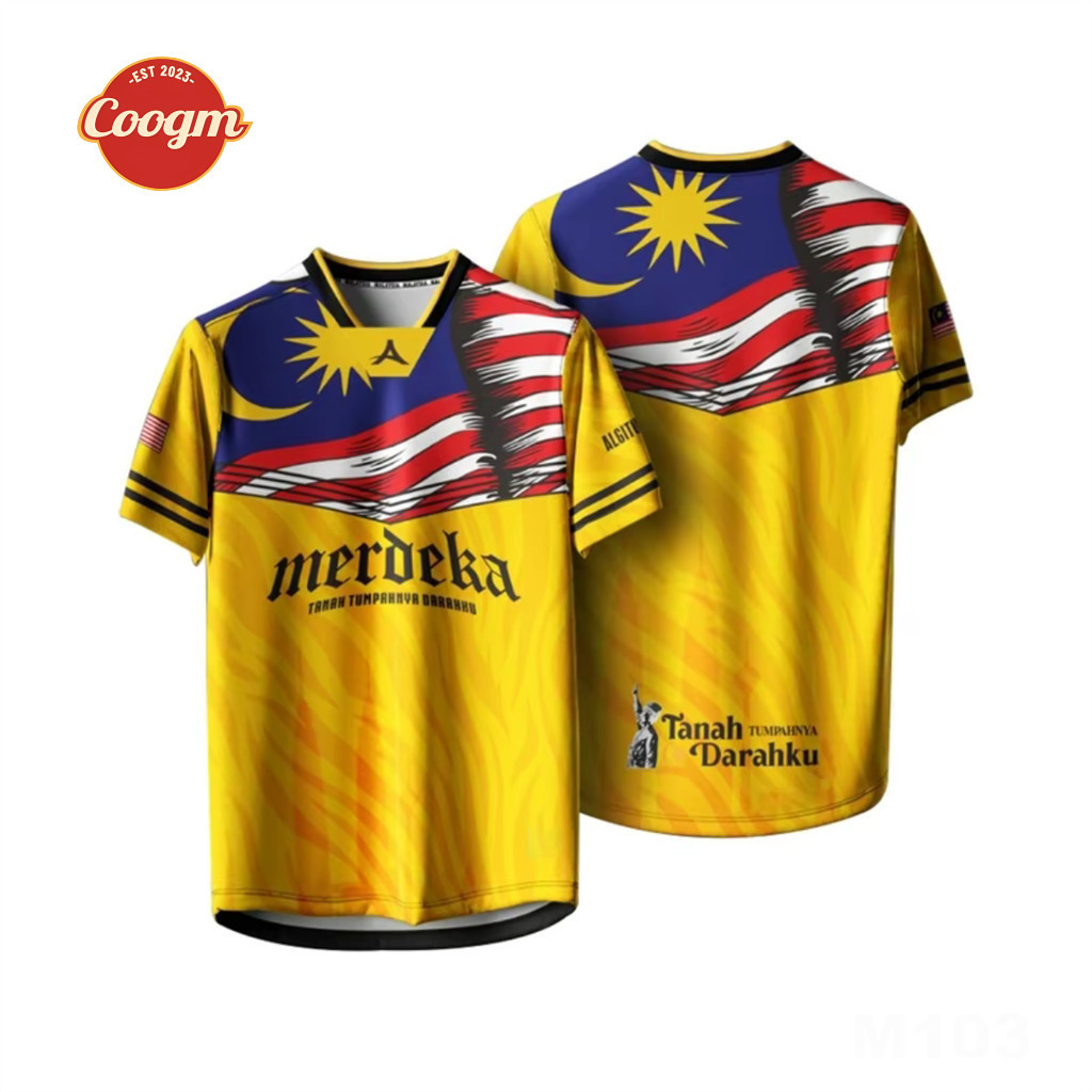 【FREE CUSTOM】1957 Independence Day Clothing Jersey Malaysia 2025 ...