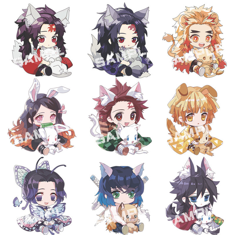 Demon Slayer Acrylic Keychain Gifts Demon Slayer Hug Pet Keychain Anime ...