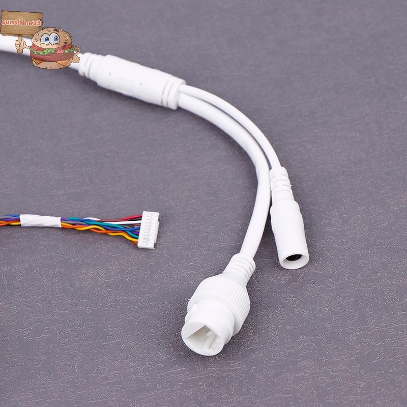 sun Camera Tail Cable Ethernet Lan Cable PoE RJ45 Network Cable 10 Pin ...