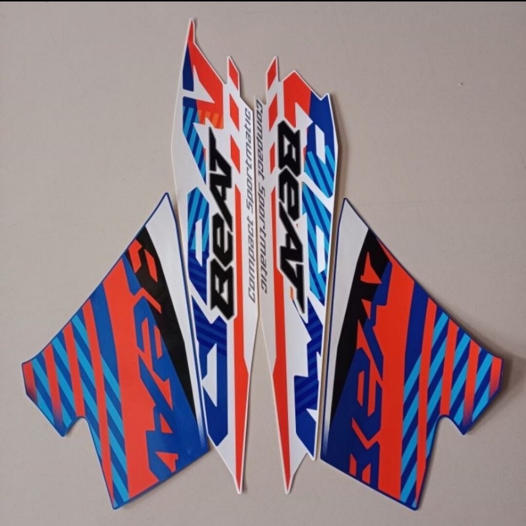 Original Honda Beat 2021 fi esp cbs 2021 body Striping, original Honda ...