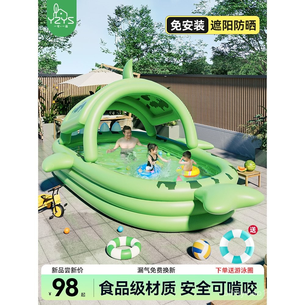 Inflatable Swimming Pool Children Household Baby Baby Swimming Bucket ...