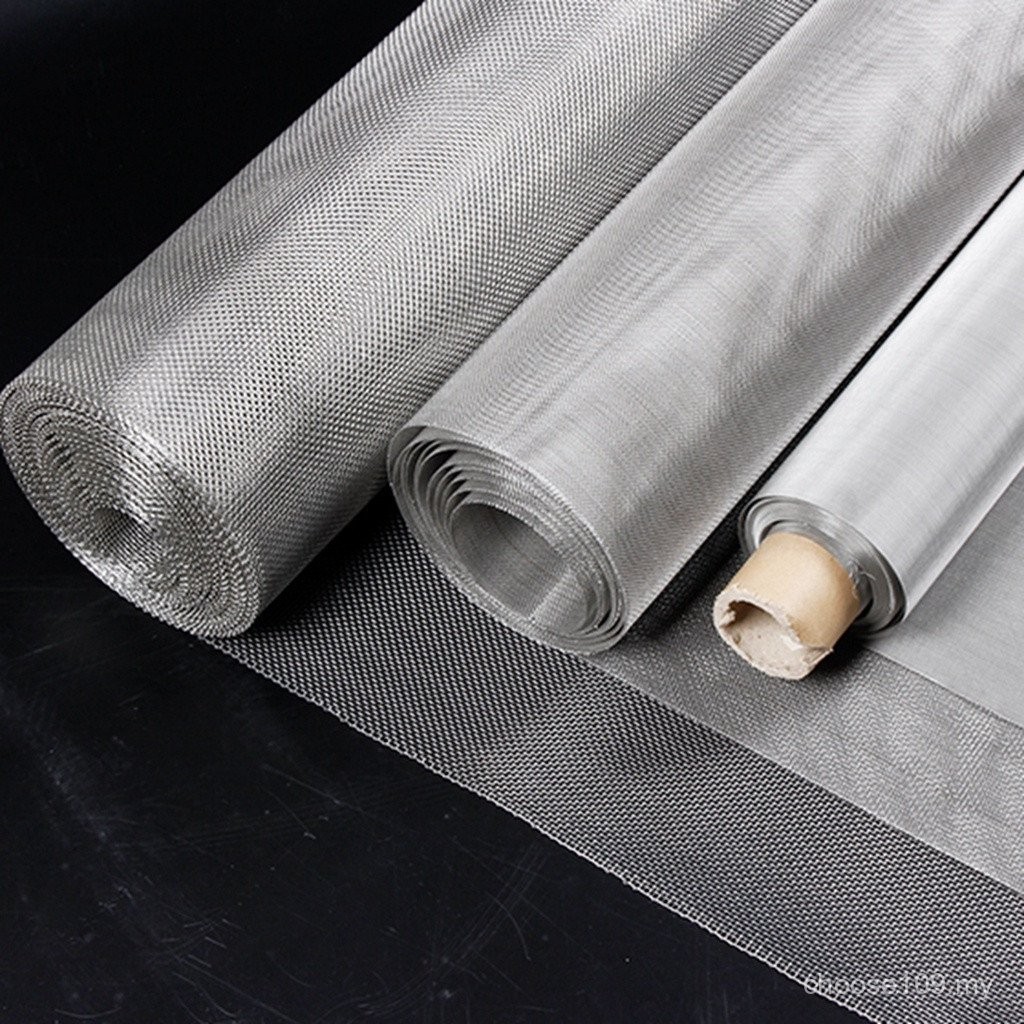50x100cm 4-500 Mesh 304 Stainless Steel Woven Wire Mesh Metal Strainers ...