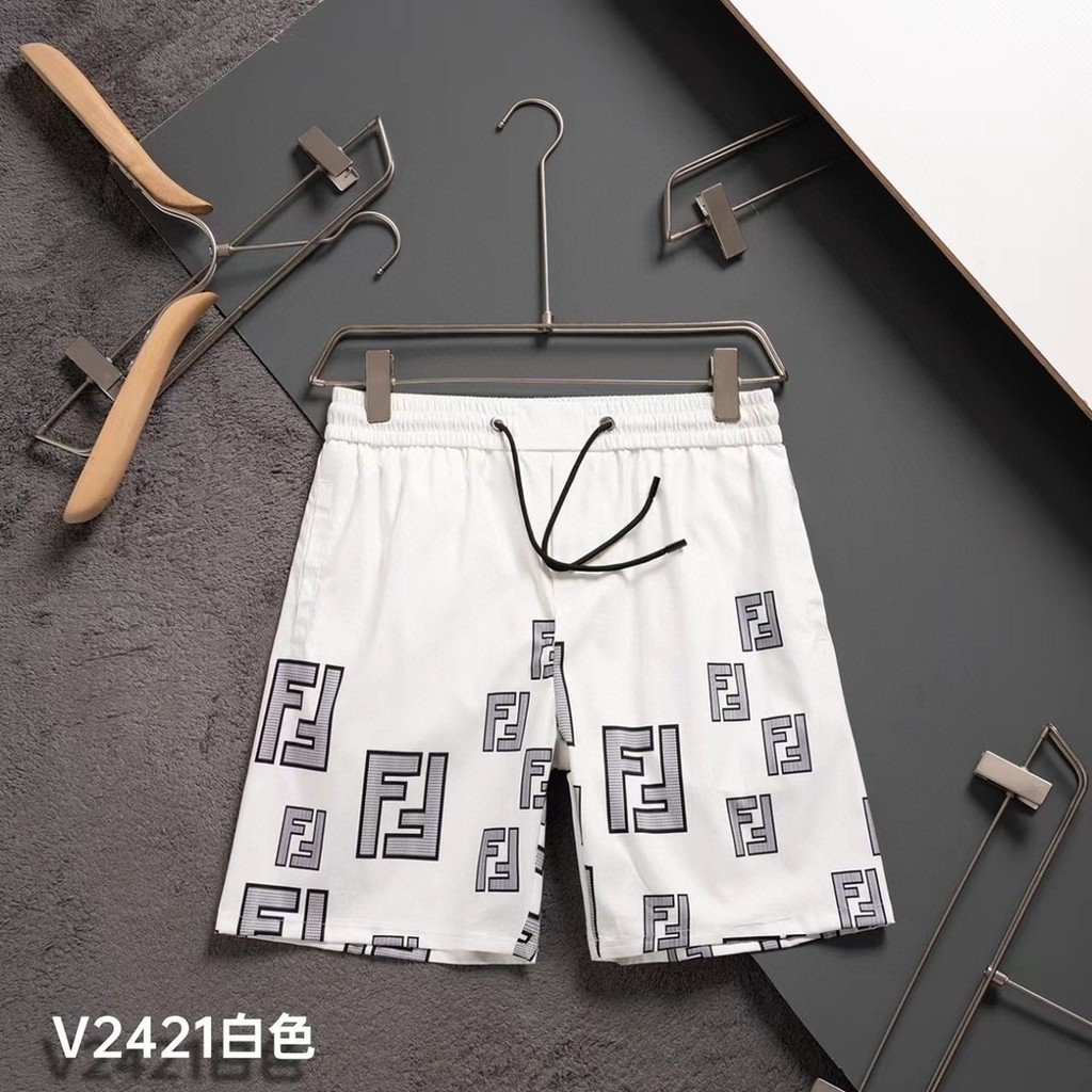 FEND.I3030 Shorts Men Casual Beach Pants Simple Shorts Men's Casual ...