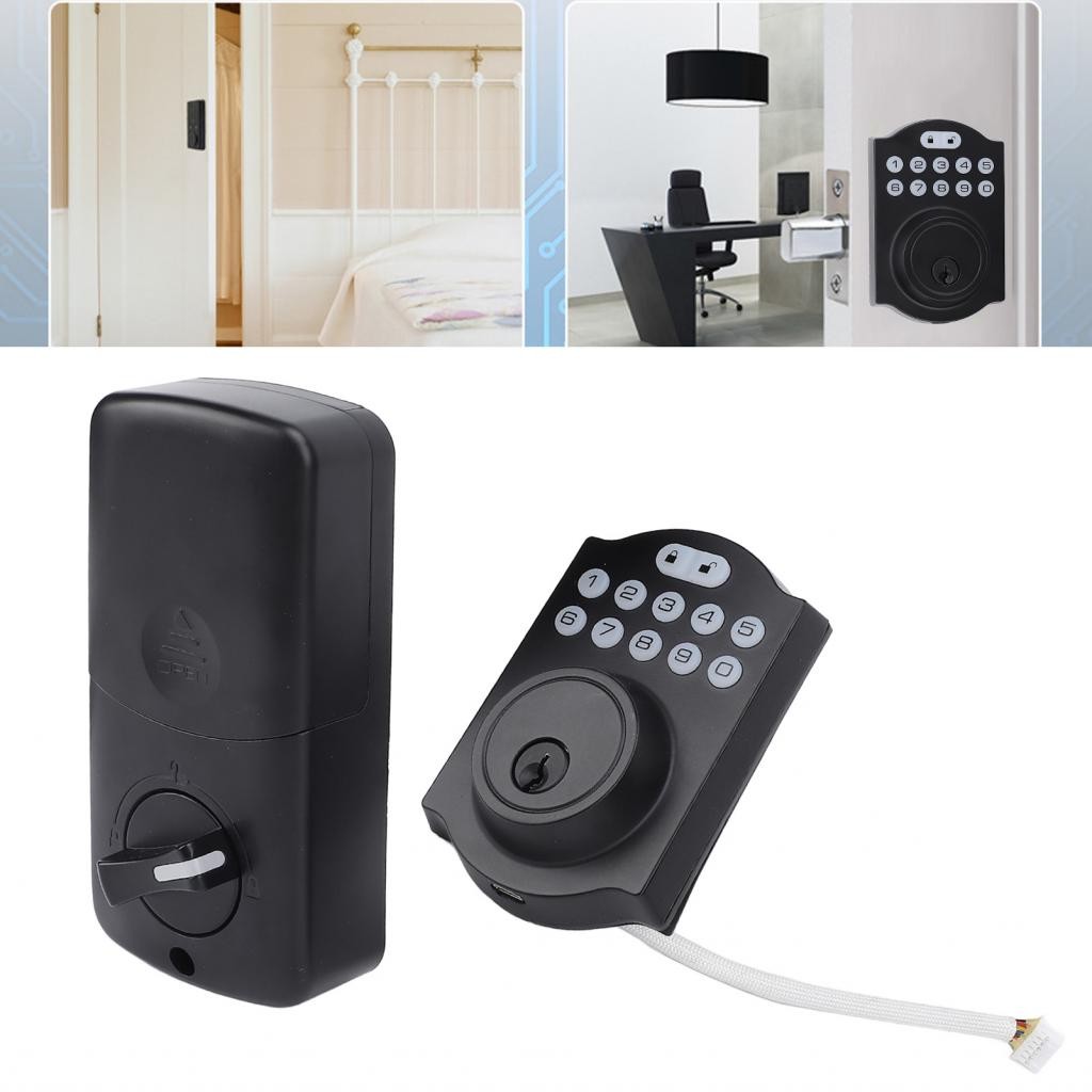 goonshopping-my Keyless Entry Door Lock Auto Smart Deadbolt with Keypad ...