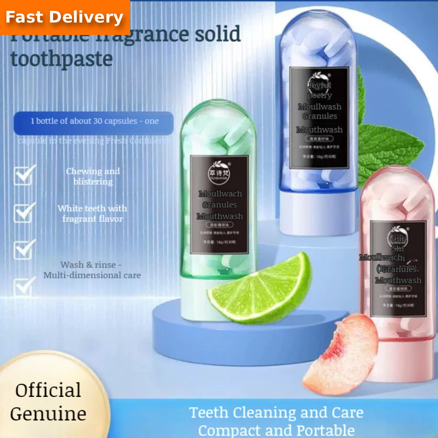 【🚗Local Server】Portable/Mouthwash/Granules/Chewable/Fresh/Breath/Oral ...