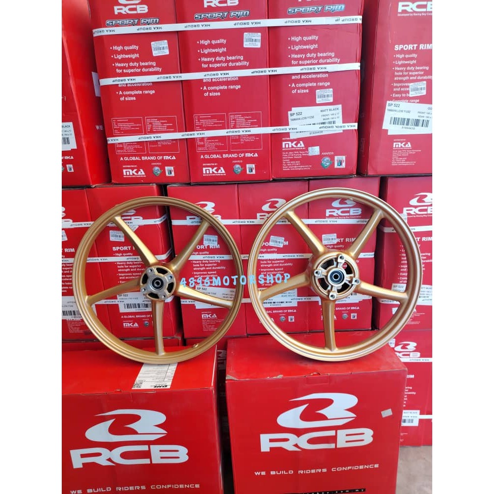 100% ORIGINAL RCB SP522 522 SPORT RIM Y125Z Y125ZR LC135 5S 55C 1.4 / 1 ...