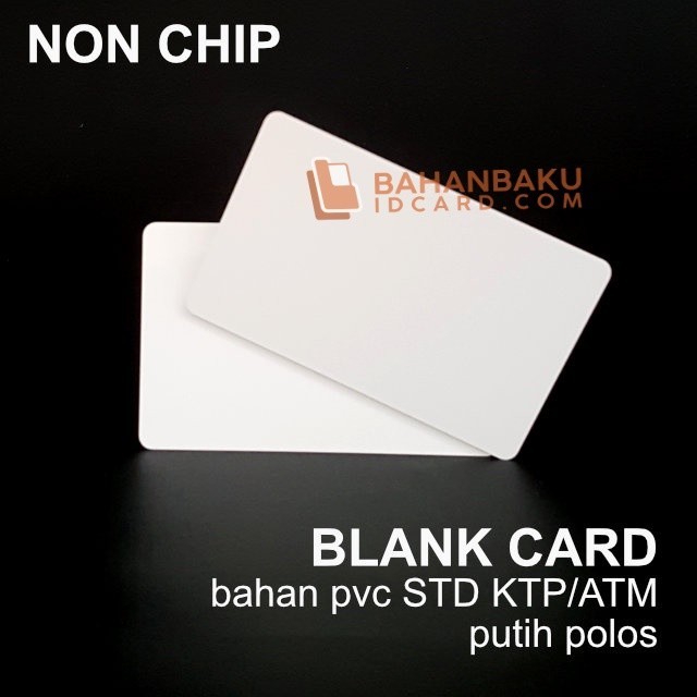 Blank id Card PLAIN / Blank id Card Thermal PVC Card 0.9 mm Plain ...