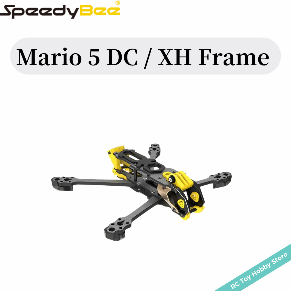 SpeedyBee Mario 5 Frame Kit DC / XH Version with Carbon Fiber Plate FPV ...