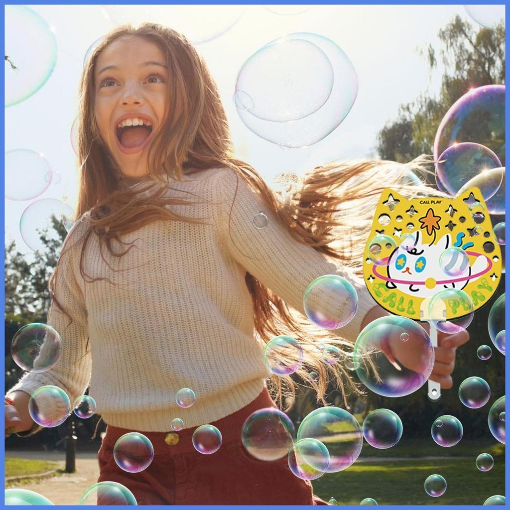 Bubble Maker Fan Cartoon Bubble Fan Cute Cartoon Bubble Fan with 10ml ...