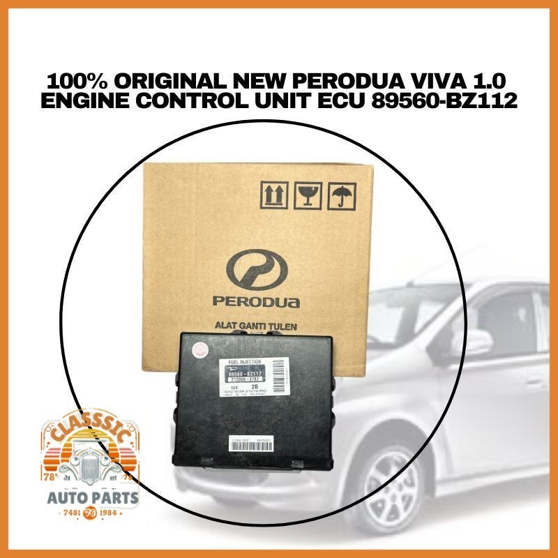 100% ORIGINAL NEW PERODUA VIVA 1.0 ENGINE CONTROL UNIT ECU 89560-BZ112 ...