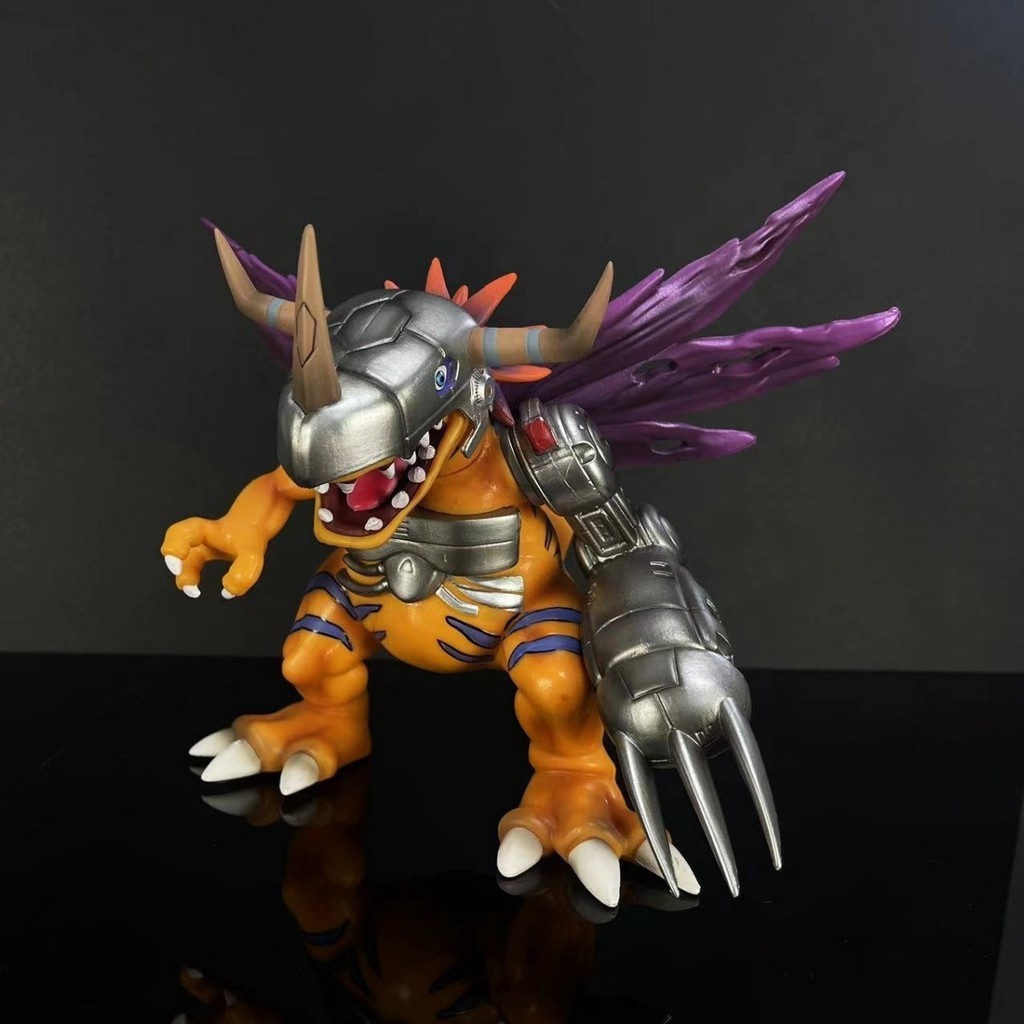 Digimon Adventure Metal Greymon Statue Figure PVC Model Toys | Shopee ...