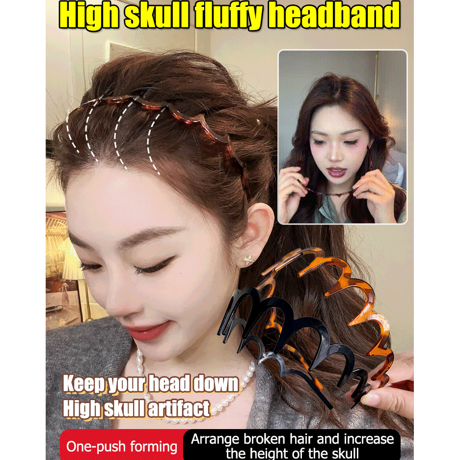High Cranium Top Fluffy Hair Bands High Top Hair Bands Hair Bands ...
