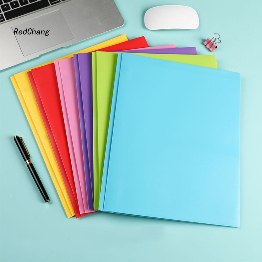 RC~ Sturdy Plastic File Folders Letter A4 Size File Folders 6pcs Dual ...
